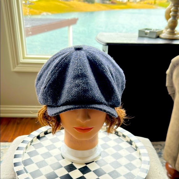 Huntsman | Accessories | Huntsman Savile Row Stylish Blue Newsboy Cap ...